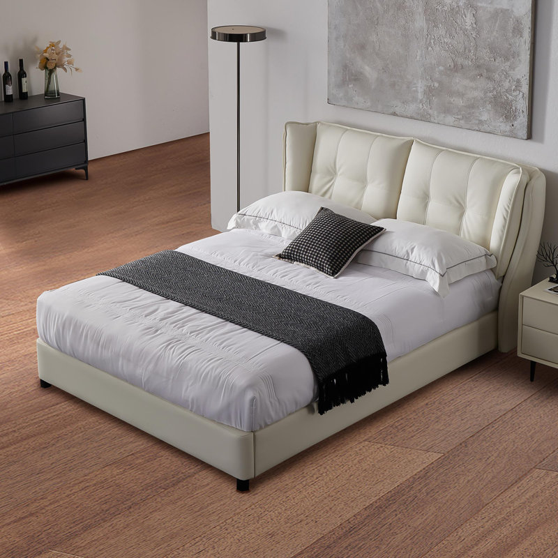 Wayfair beige bed store